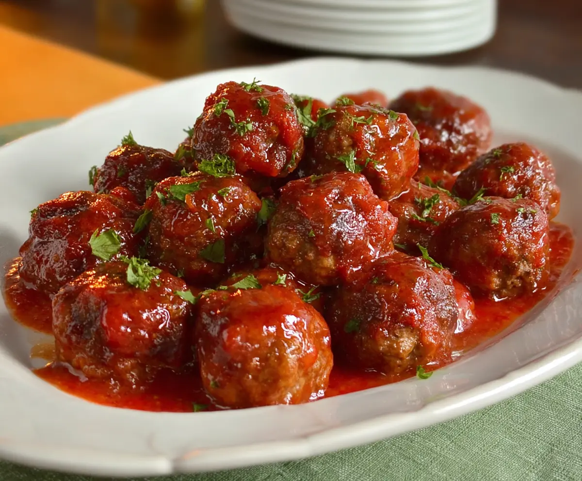 Easy Cape Cod Cocktail Meatballs