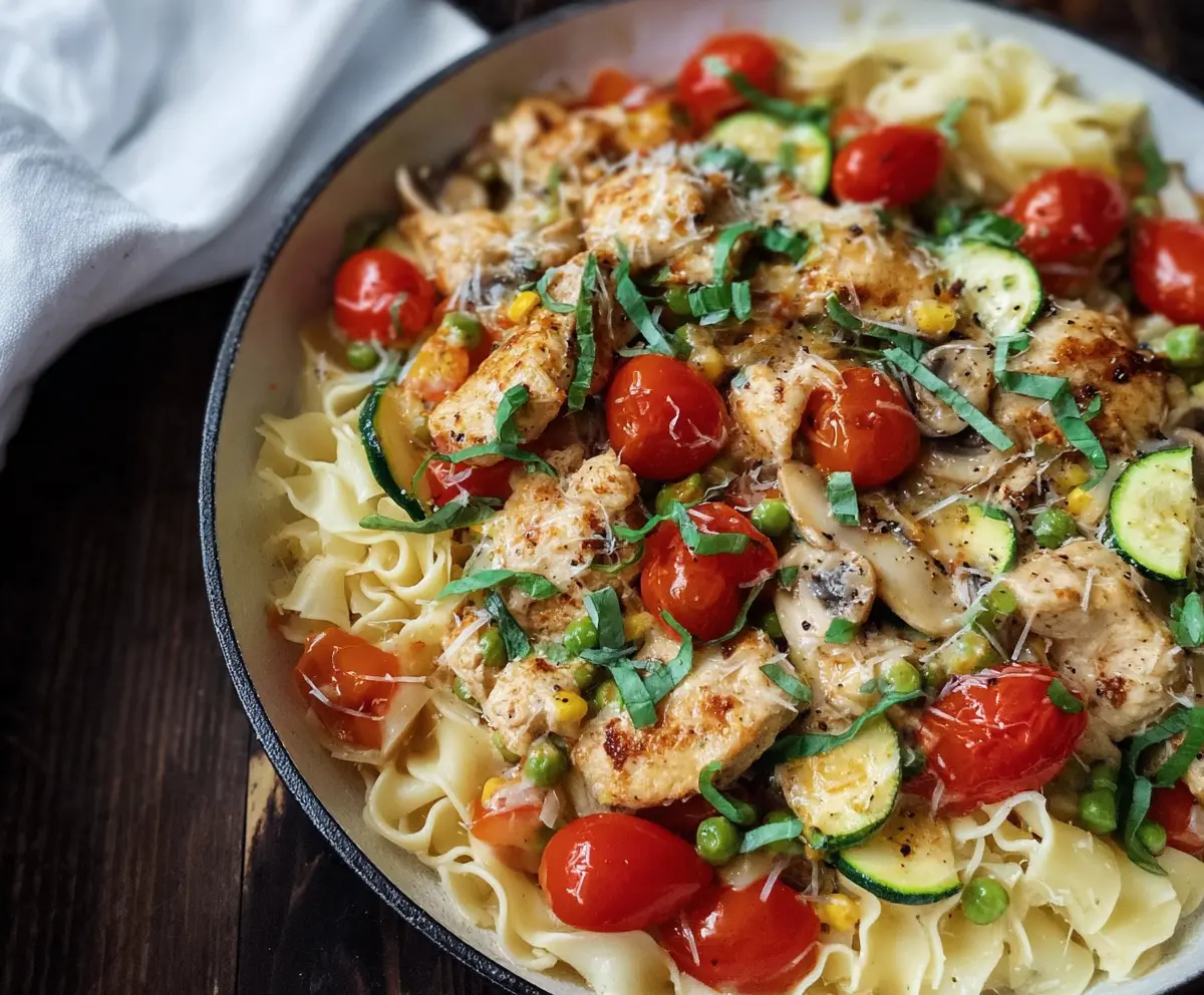 Easy Skillet Chicken Primavera